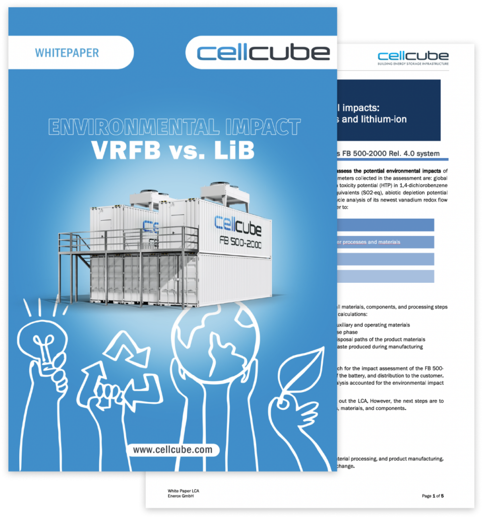 VRFB vs. LiB Whitepaper – Cellcube